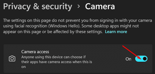 Fix Windows Camera Error Code 0xa00f4244 - Technipages
