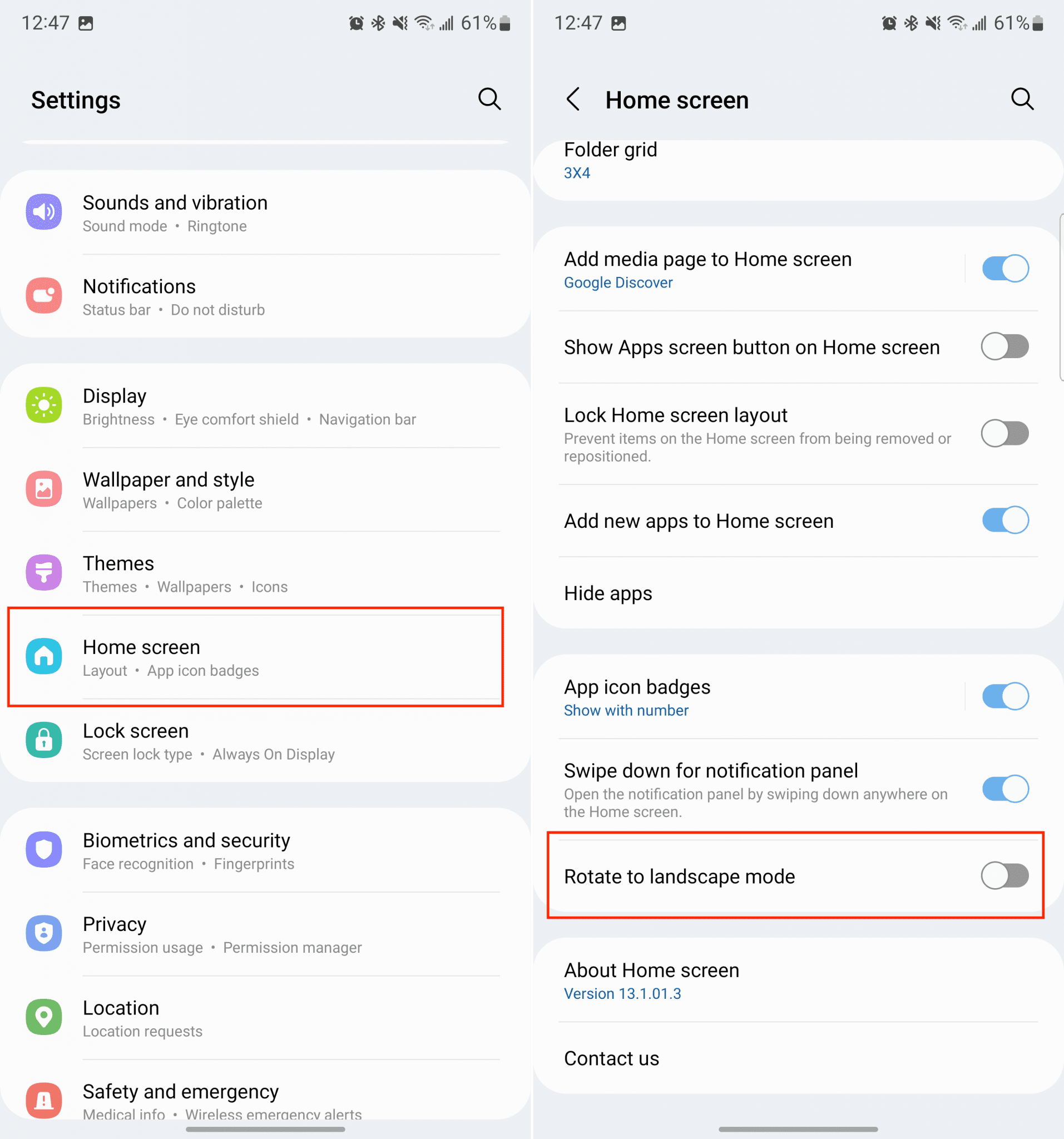 Galaxy S22: Enable/Disable Auto Rotate Screen - Technipages