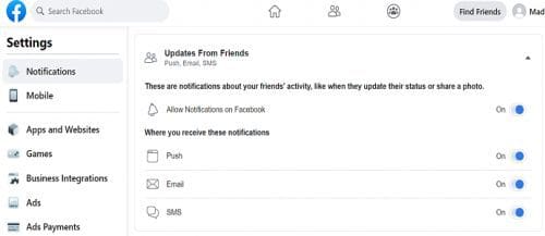 Facebook: How to Get Notifications When Someone Posts - Technipages