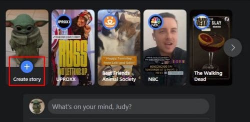 How to Create a Facebook Story - Technipages