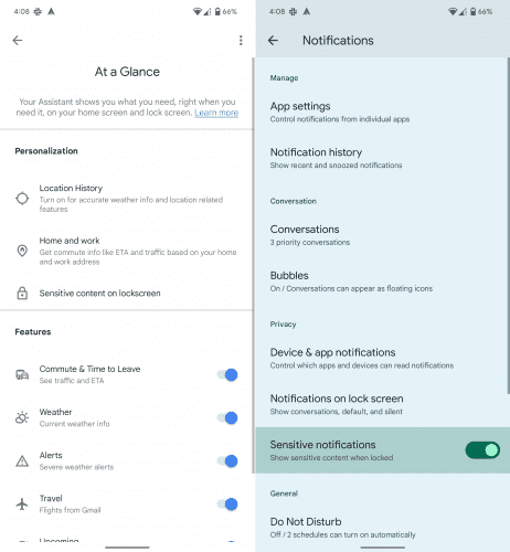 How to Use Android 12 at a Glance Widget - Technipages