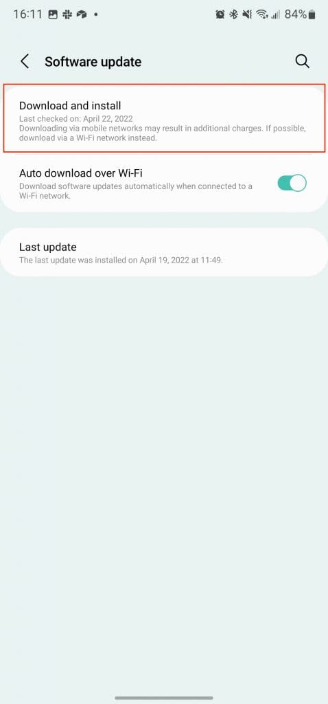 How to Update Samsung Galaxy S22 - Technipages