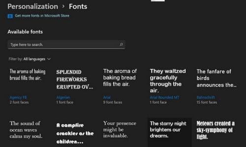 Windows 11: Use Fonts and Make Your Text Fantastic - Technipages