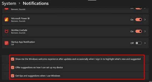 Windows 11: How to Disable Notifications and Ads - Technipages