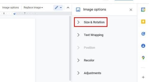Google Docs: How to Insert and Rotate and Image - Technipages