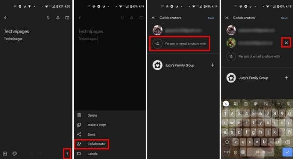Google Keep: How to Share Your Notes with Someone - Technipages