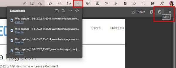 Microsoft Edge: How to Take and Edit Screenshots - Technipages