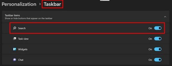 Windows 11: How to Remove the Taskbar Search Button - Technipages