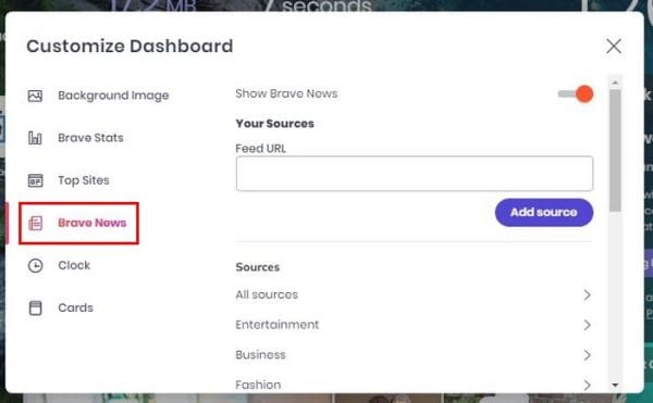 Brave Browser: How to Customize the New Tab Page - Technipages
