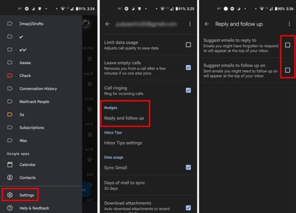 Gmail: What Is a Nudge and How to Turn It Off - Technipages
