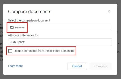 How to Compare Documents in Google Docs - Technipages