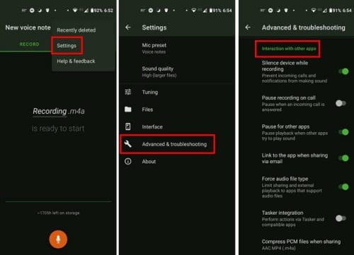 Easy Voice Recorder Pro: How to Prevent Interruptions While Recording ...