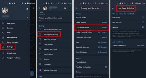 Telegram: How to Hide Your Last Seen and Online Status - Technipages