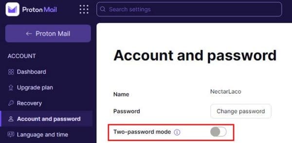 How to Change Your ProtonMail Password - Technipages