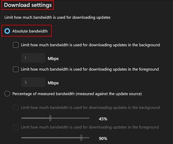 Window 11: How to Limit Bandwidth for Updates - Technipages
