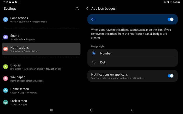 Samsung Galaxy Tab S5e - How to Customize Your Notifications - Technipages