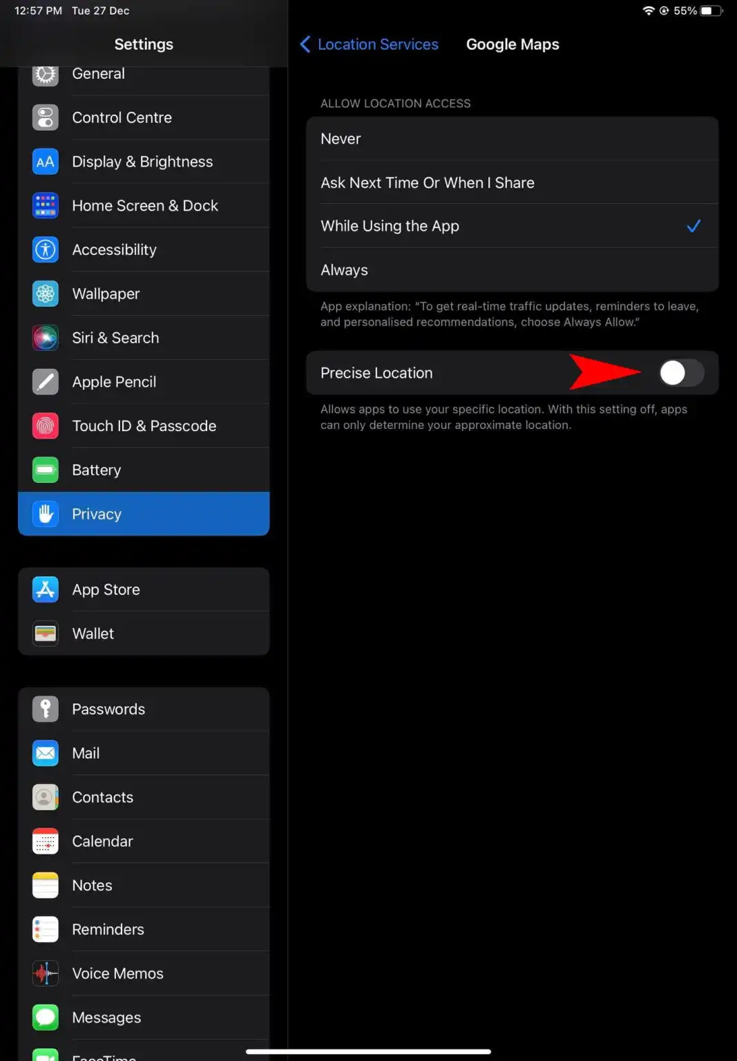 How to turn on Precise Location on iPhone and iPad - Technipages