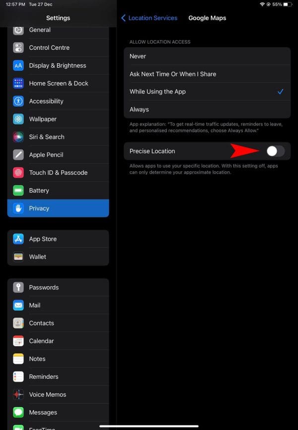 How to turn on Precise Location on iPhone and iPad - Technipages