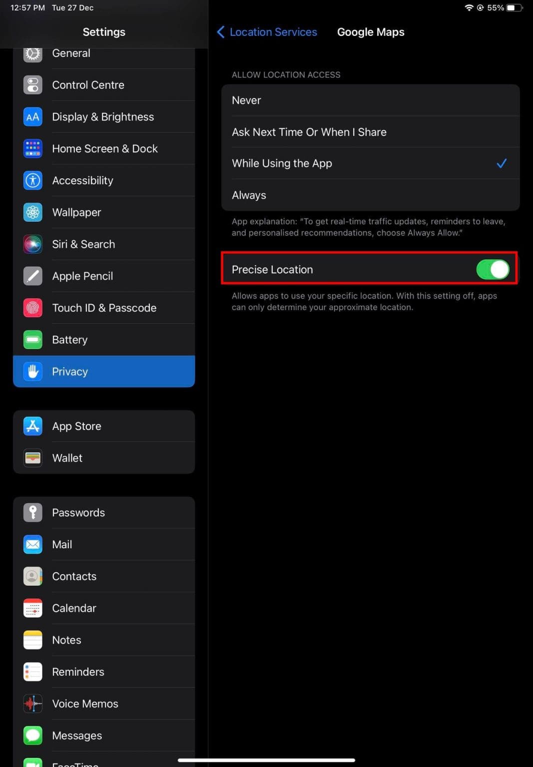 How to turn on Precise Location on iPhone and iPad - Technipages
