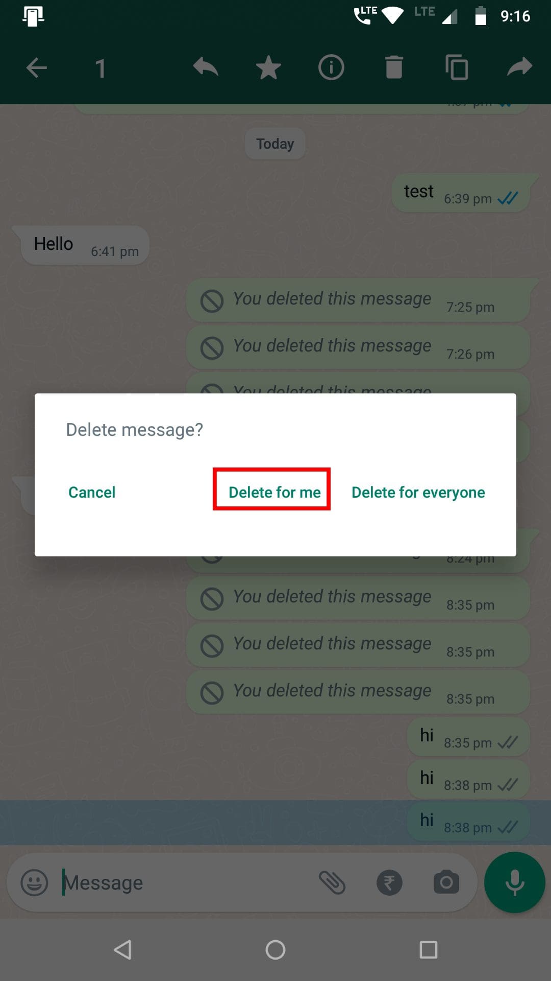 WhatsApp Delete for Me: All You Need to Know - Technipages