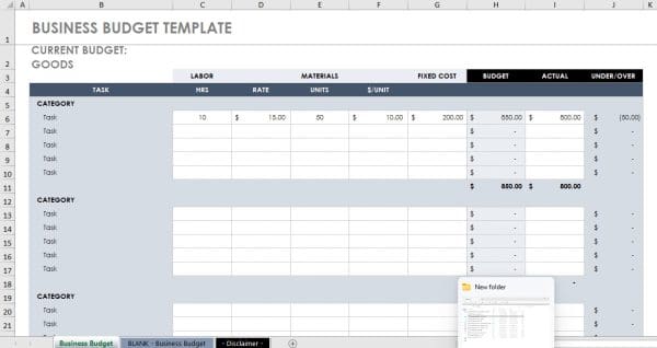 33 Best Excel Budget Templates for Home and Work - Technipages