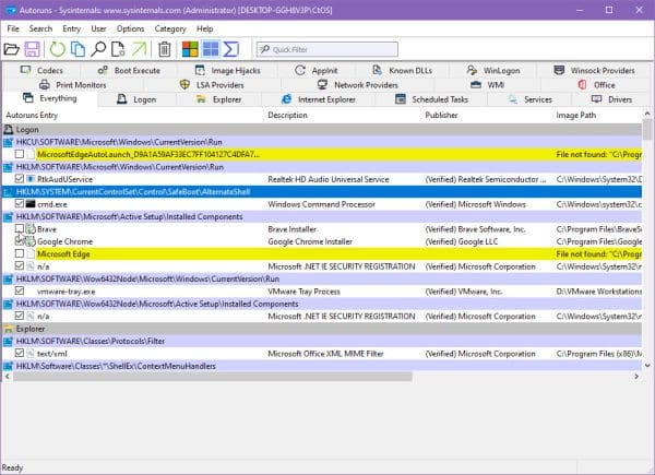 What Is Autoruns for Windows and How to Use It - Technipages