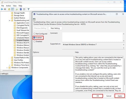 How to Fix Windows Online Troubleshooting Service Is Disabled - Technipages