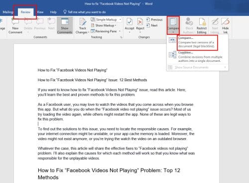 How to Do a Text Compare Online Using Cloud Apps - Technipages