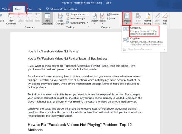 How to Do a Text Compare Online Using Cloud Apps - Technipages