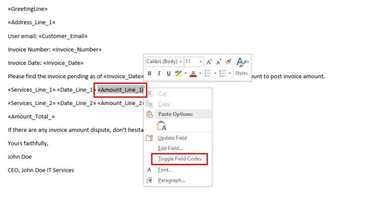 How to Mail Merge From Excel to Word in 2 Ways - Technipages
