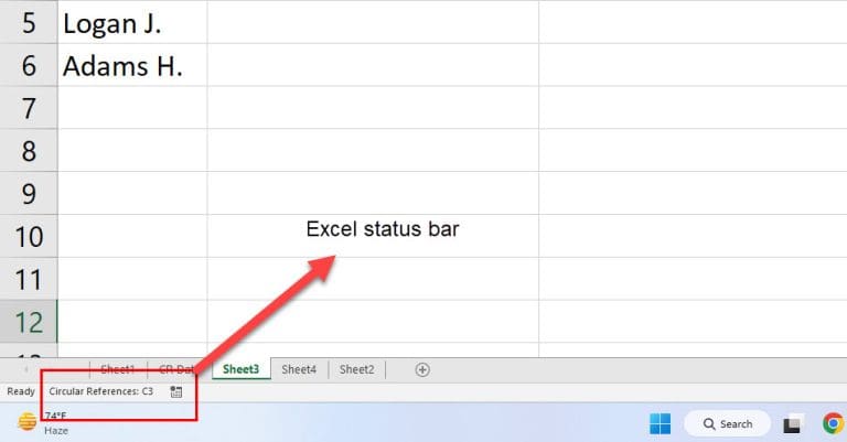 How to Find Circular References in Excel in 4 Ways - Technipages