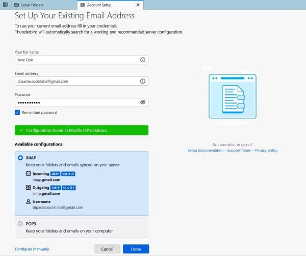 How to Add Email Account to Mozilla Thunderbird - Technipages