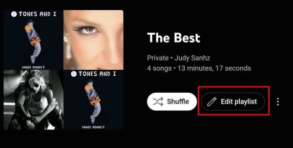 How to Create and Edit a Playlist on YouTube Music - Technipages