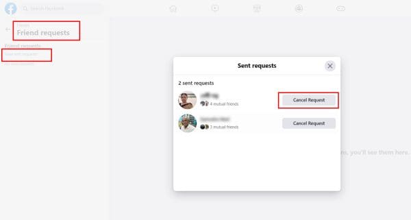 How to View Pending Friend Requests On Facebook - Technipages
