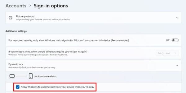 Windows 11: What is Dynamic Lock and How to Set It Up - Technipages