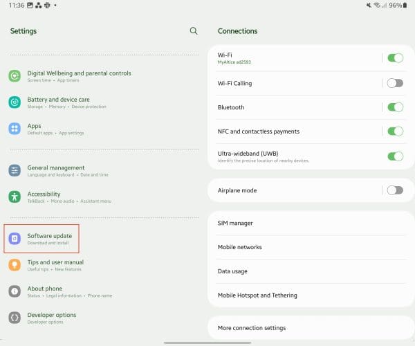 How to Update Galaxy Tab S8 - Technipages