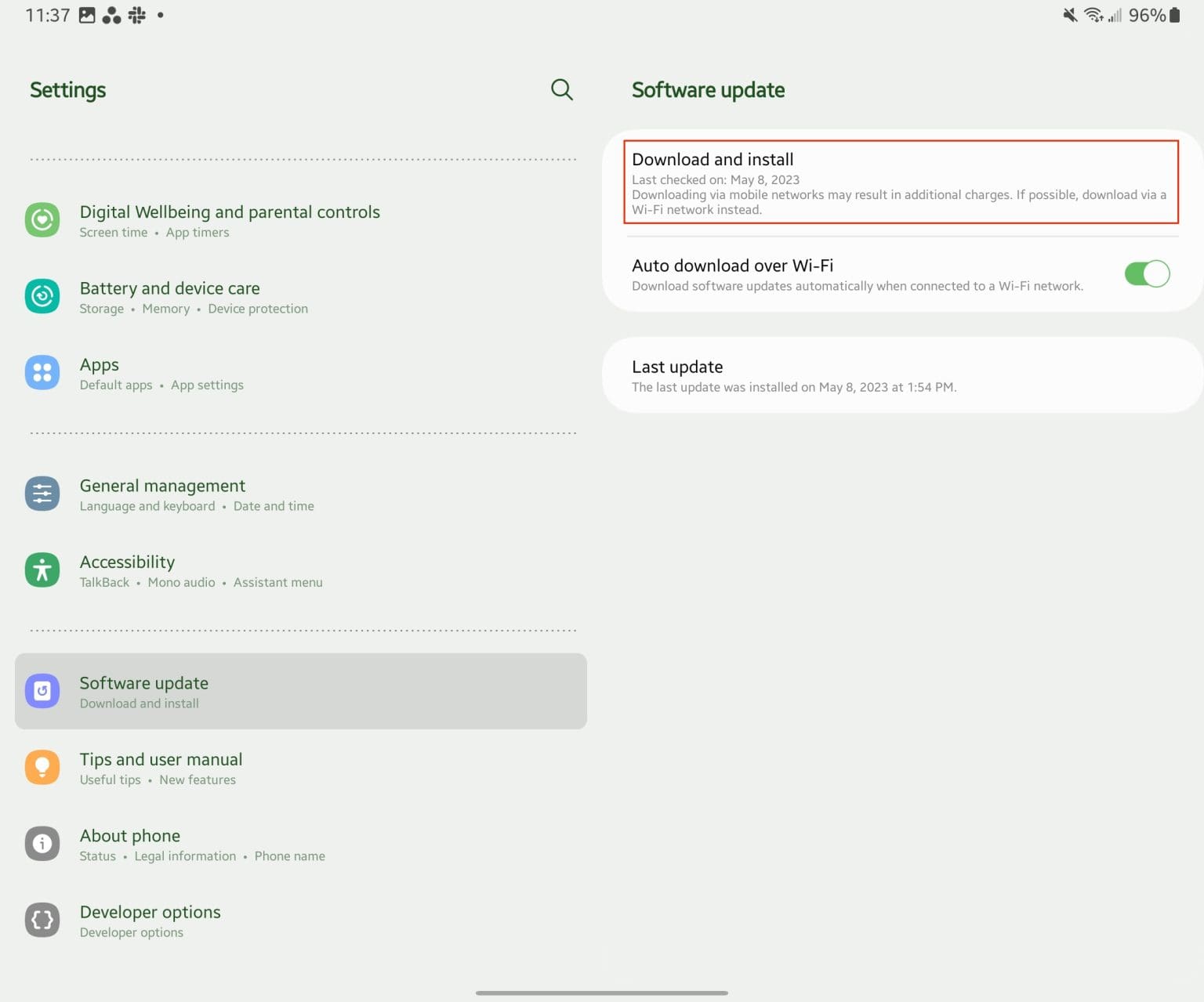 How to Update Galaxy Tab S8 - Technipages