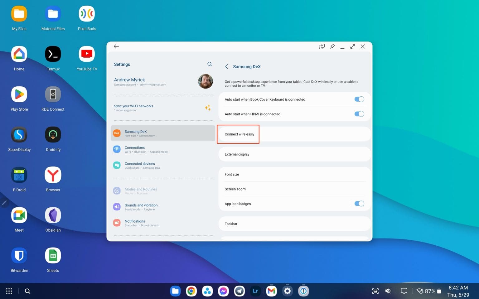How to Use DeX With Galaxy Tab S8 - Technipages