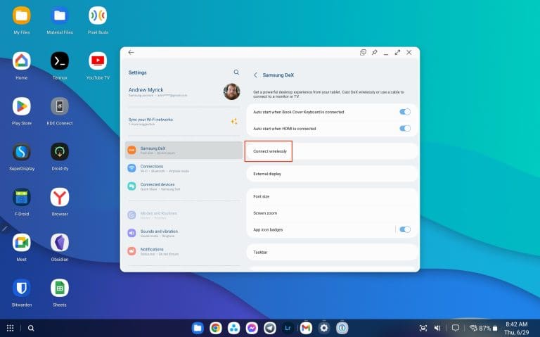 How to Use DeX With Galaxy Tab S8 - Technipages