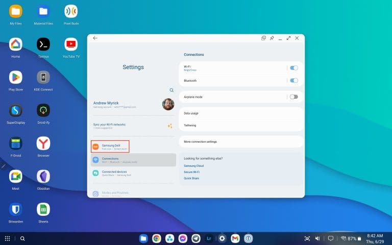 How to Use DeX With Galaxy Tab S8 - Technipages