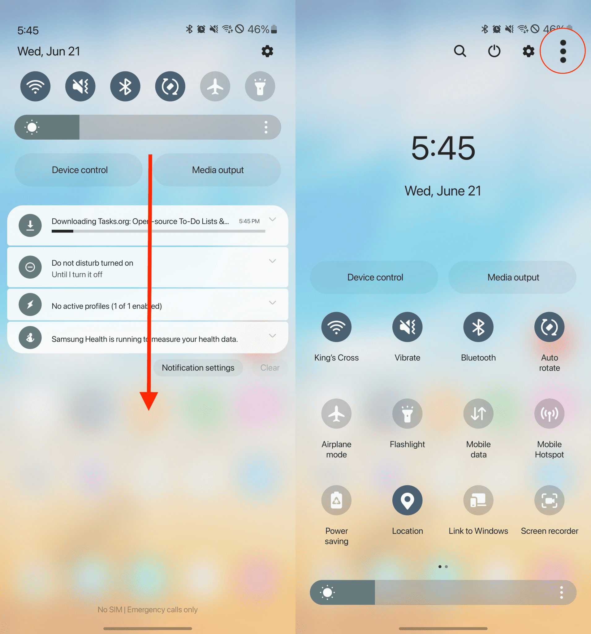 How to Customize Quick Settings Panel on Galaxy S23 - Technipages