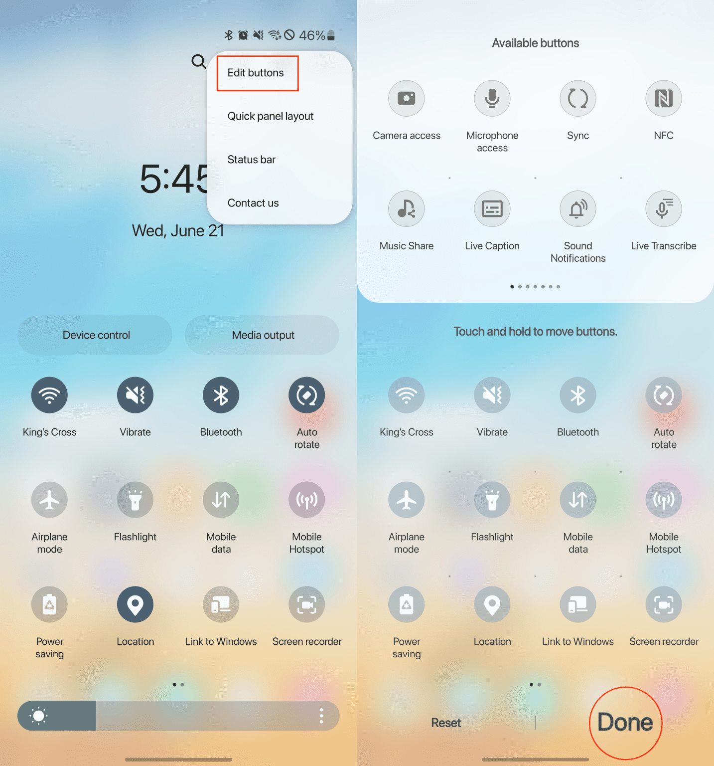 How to Customize Quick Settings Panel on Galaxy S23 - Technipages