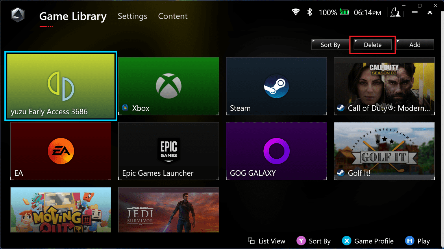 How to Delete Games and Apps From ASUS ROG Ally - Technipages