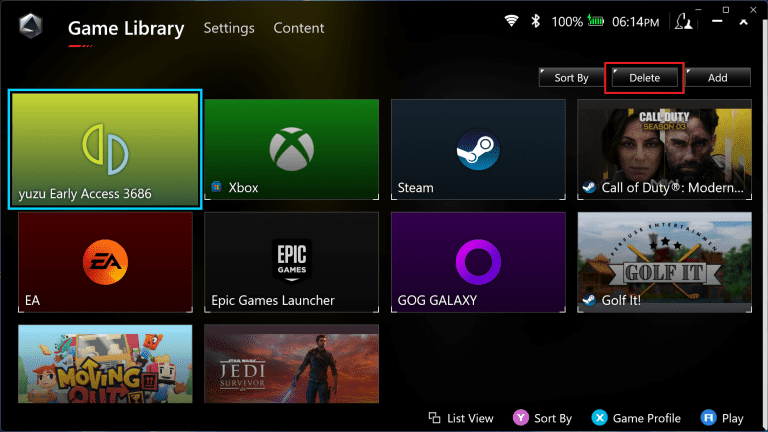How to Delete Games and Apps From ASUS ROG Ally - Technipages