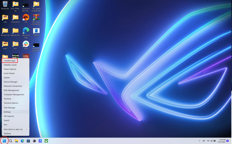 How to Delete Games and Apps From ASUS ROG Ally - Technipages