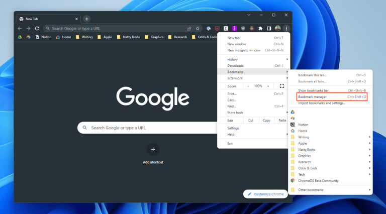 How to Export Chrome Bookmarks - Technipages