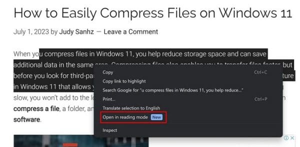 How to Use Reader Mode on Chrome and Firefox - Technipages