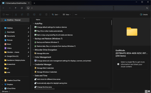 How to Use God Mode in Windows 11 - Technipages