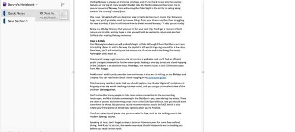 How to Move a Word Document Into OneNote - Technipages