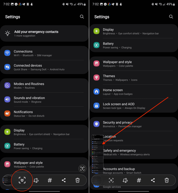 Samsung Galaxy S24: How to Screenshot - Technipages